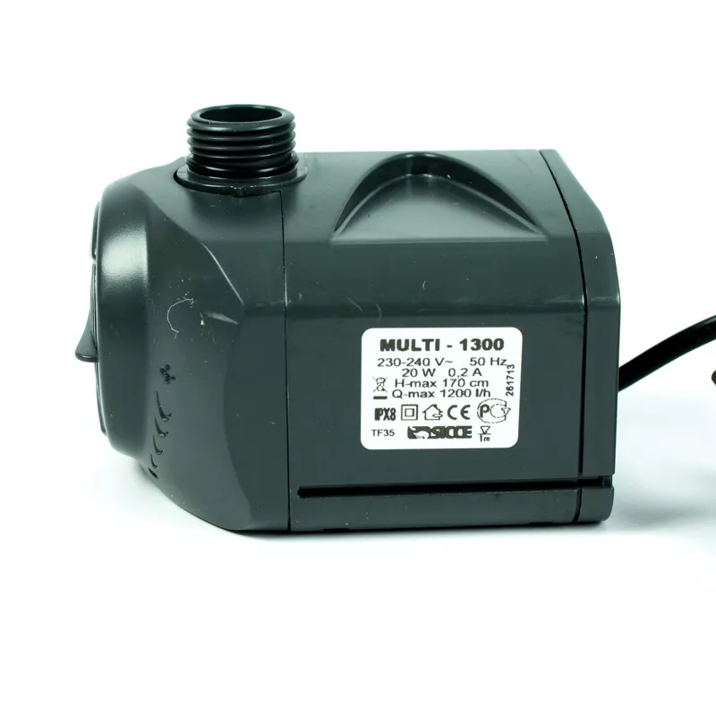 Fountain pump Sicce Multi 1300 with earth connection