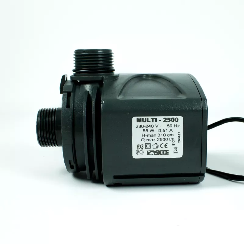 Fountain pump Sicce Multi 2500 with earth connection