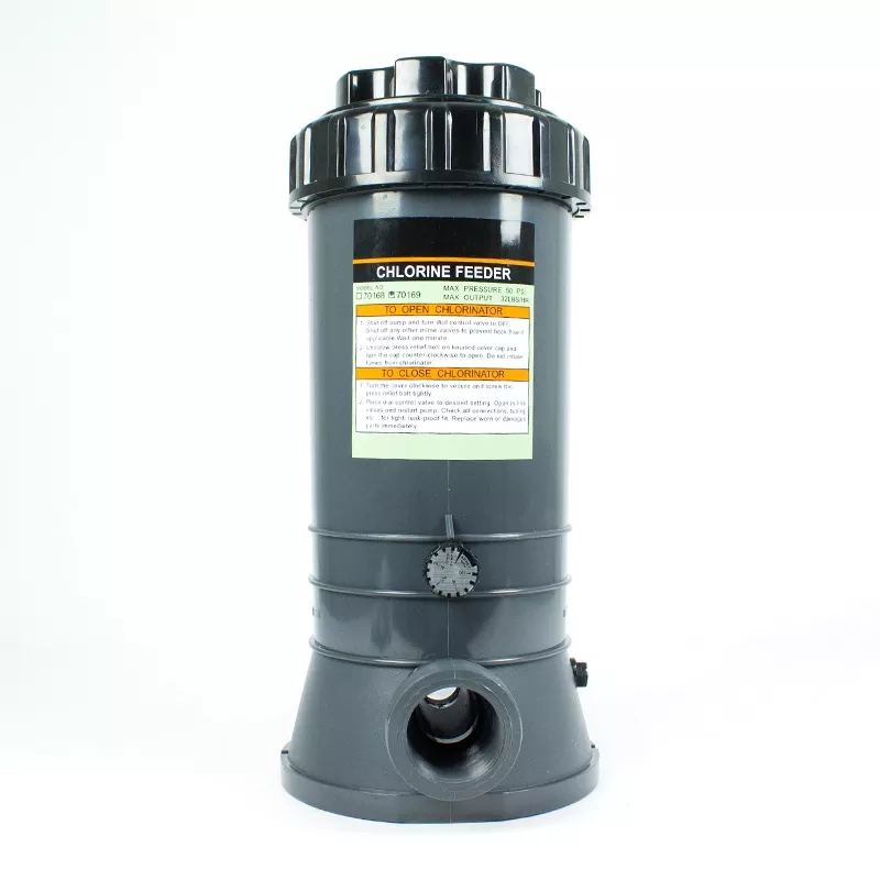 Unidade de dosagem de cloro e bromo em linha 4 kgs.